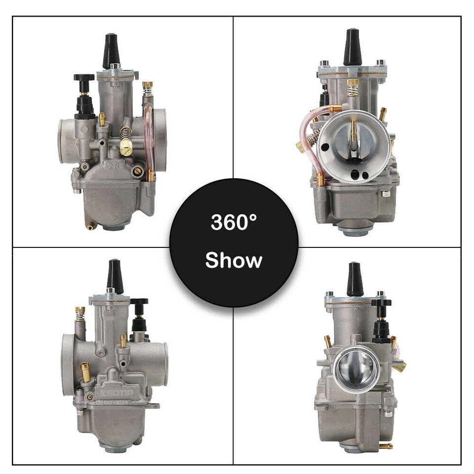 Motorcycle 34mm Carburetor 4T Modified Carb ZSDTRP Universal | eBay