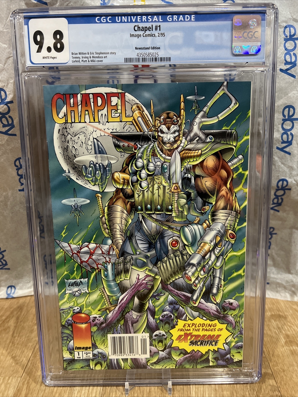 CHAPEL #1 - CGC 9.8 - ROB LIEFELD, STEPHEN PLATT & MIKI Comic Newsstand ...