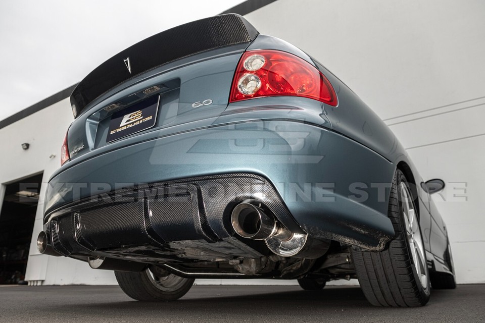 For 04-06 Pontiac GTO | GXP Style CARBON FIBER Replacement Rear Bumper ...