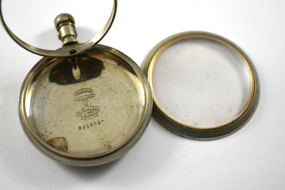 Vintage Keystone Watch Case Co Silveroid 52.38mm Pocket Watch Case lot ...