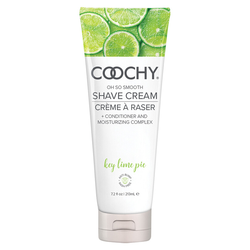 Coochy Rash Free Moisturizing Shave Cream ~ Key Lime Pie - Choose Size ...