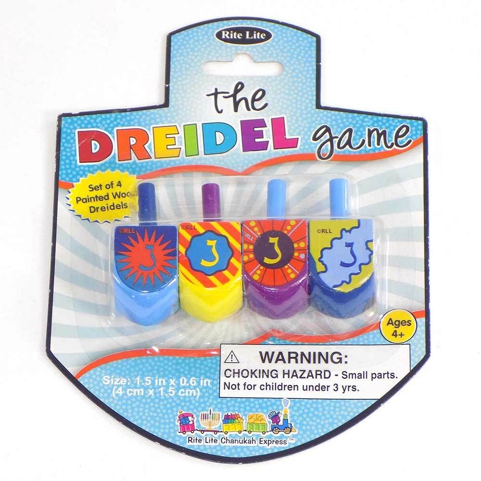 24 Hanukkah Dreidel Sevivon Jewish Spinning Toy Top Game Chanukah ...