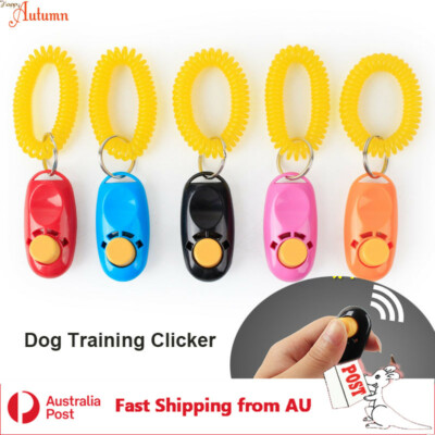 Dog Training Clicker Bottom Wrist Hanger Pet Puppy Clicker Interactive ...