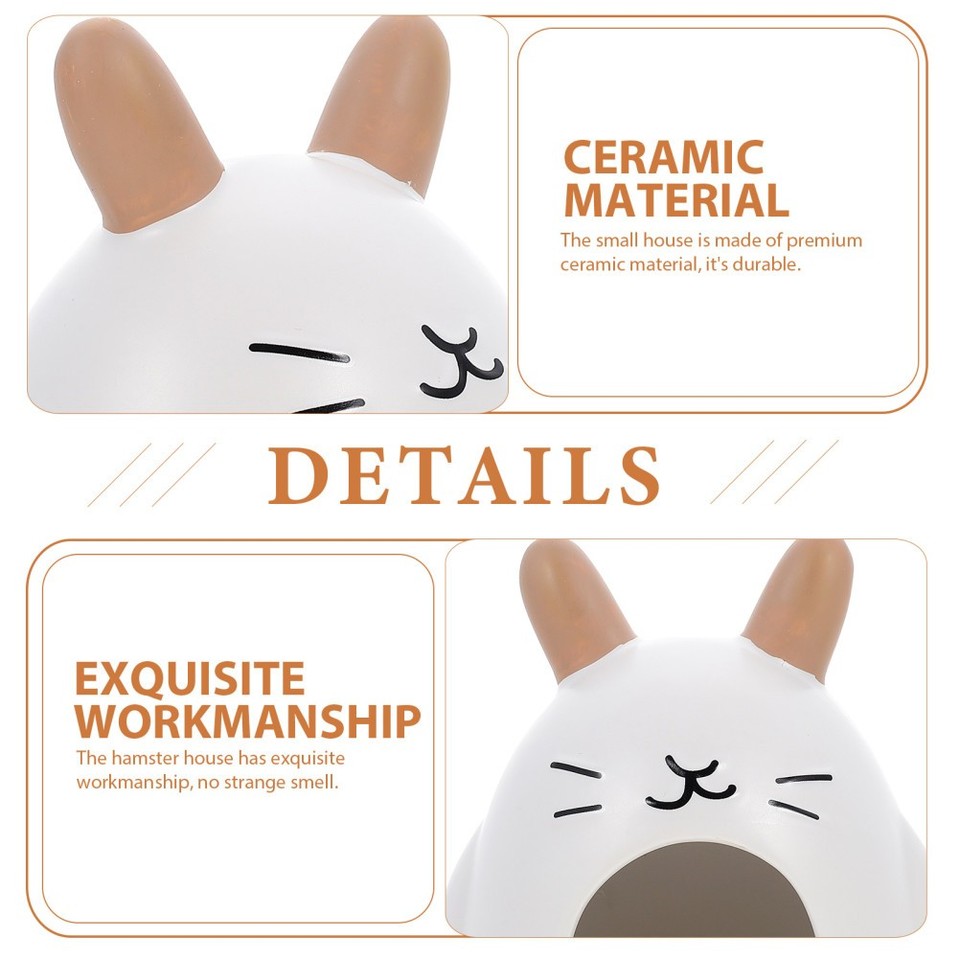 Guinea Pig House Guinea Pig Hide Nest Summer Rat House Hamster Cooling ...