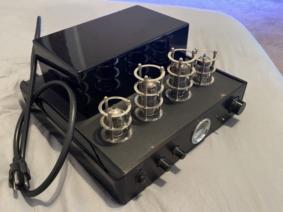 Monoprice IIIP AMP-T150 Stereo Hybrid Tube Amplifier, 25W with ...