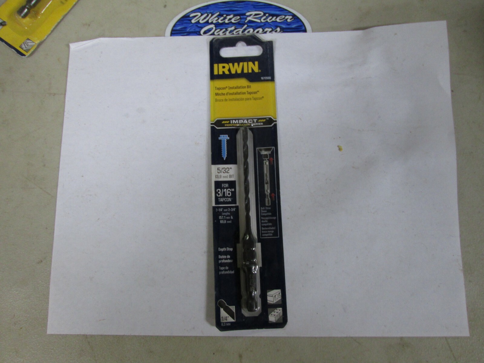 Bit Drill Imp Tpcon 5/32x5oal,No 1870566, Irwin Industrial Tool Co | eBay