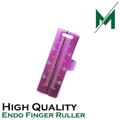 Endodontic Finger Ruler Span Measuring Root Canal Scaler Gauge Endo ...