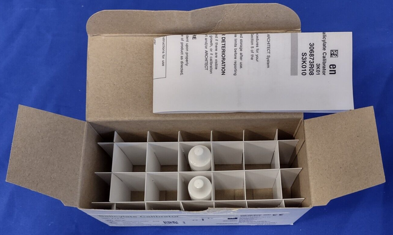 Abbott Architect Series Salicylate Calibrator (2 x 5mL) 3K01-01 | eBay