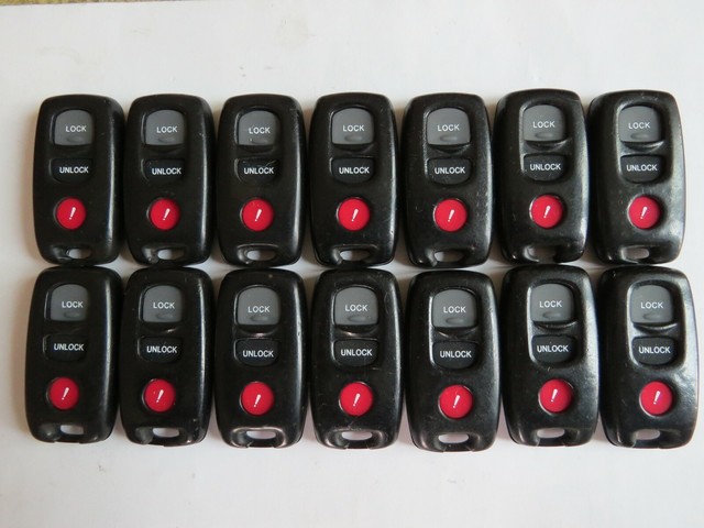 Mazda Mx5 3 Button Remote Alarm Key Fob Visteon 41703 and Key for sale ...