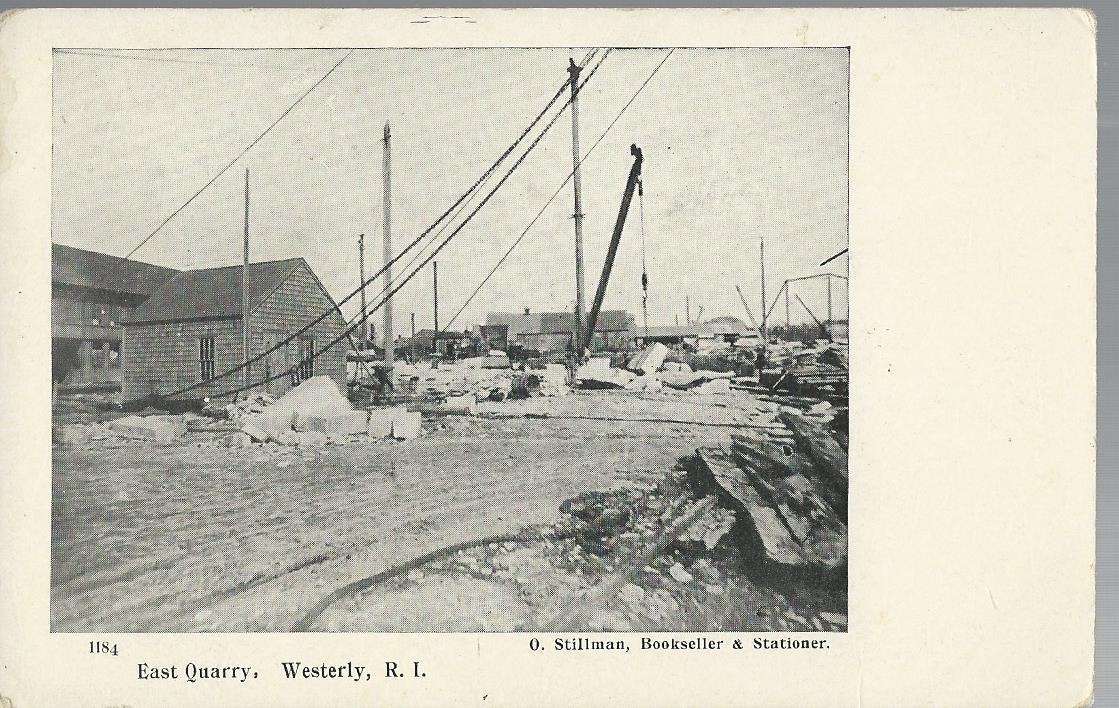 POSTCARD-EAST QUARRY, WESTERLY, RI-UNUSED | eBay