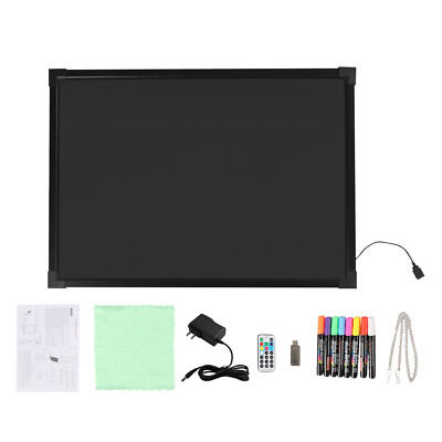 Flashing Illuminated Message Menu Sign Board LED Light Up Writing Board ...