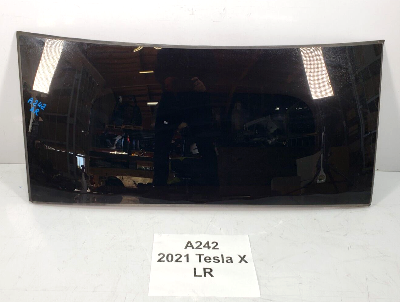 2016 - 2020 Tesla Model X OEM Passenger Right Rear Door Roof Glass ...