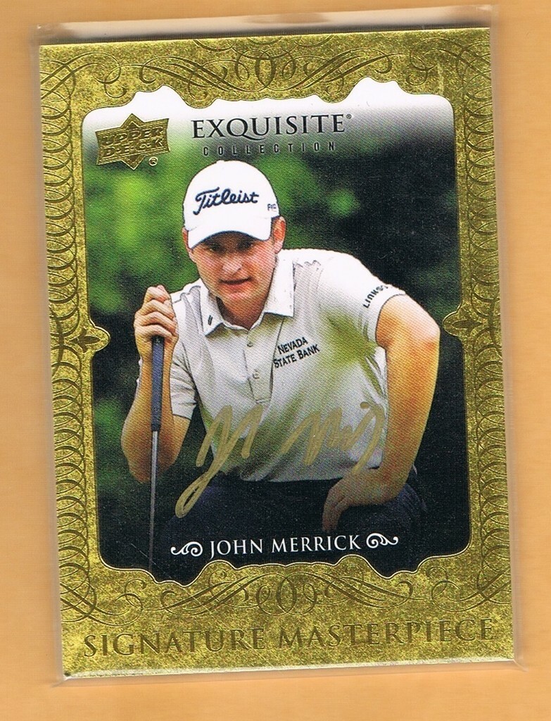 2014 Exquisite Collection John Merrick Autograph PGA Signature ...