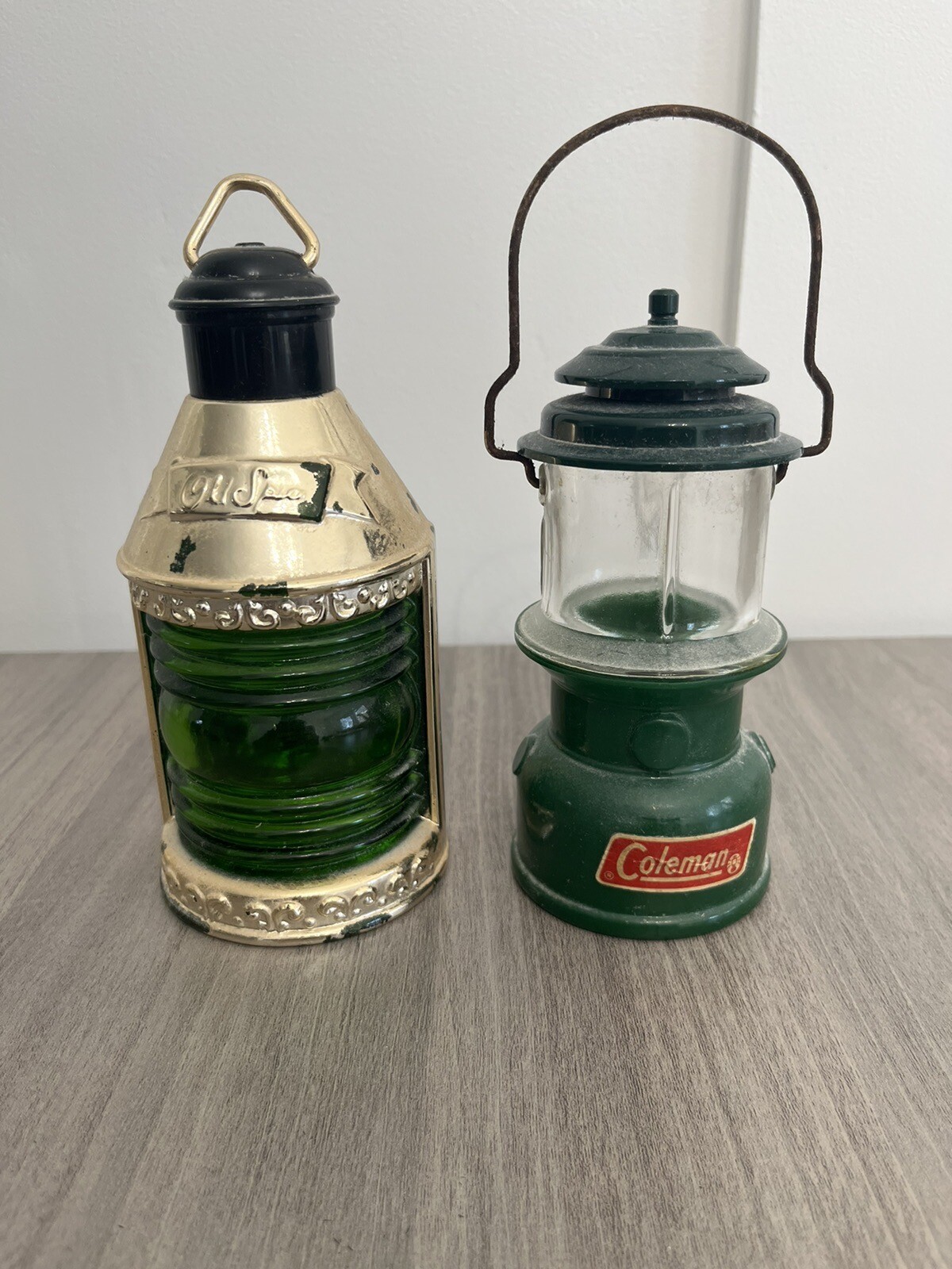 VTG Empty Old Spice & Avon Coleman Lantern Decanters After Shave 6 oz ...