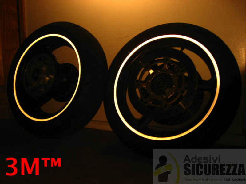 3M™ Scotchlite Reflective Motorcycle Bike Wheels Stripes Rim Tape 7mm x ...