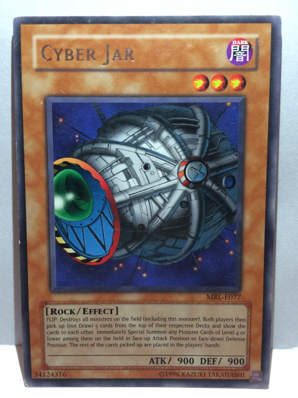 Yu-Gi-Oh! Cyber Jar Card - MRL-E077 | eBay