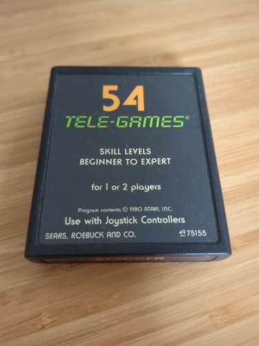 Soccer "54 Tele-Games" (Atari 2600) By Sears Tested & Working | eBay
