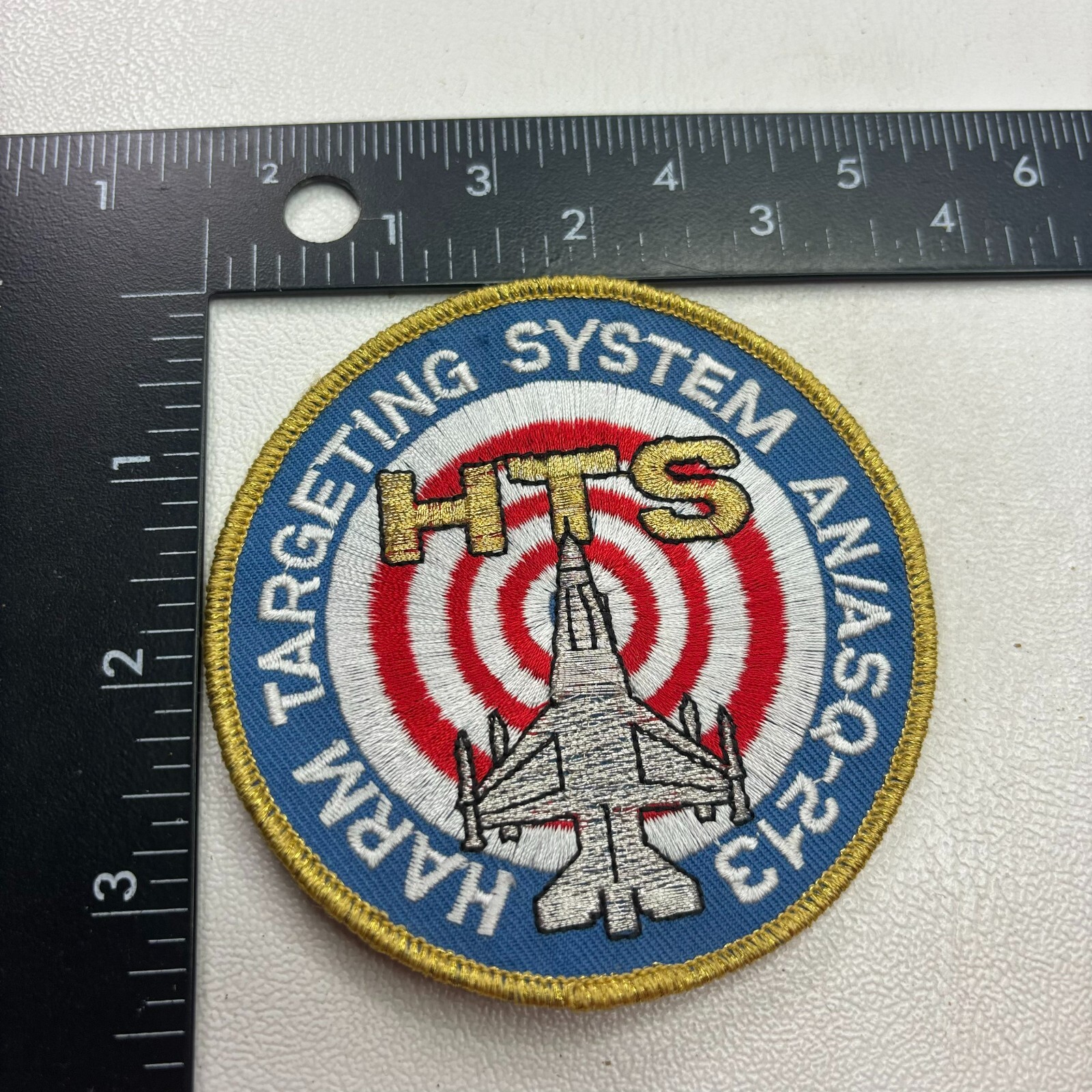 HTS HARM TARGETING SYSTEM AN/ASQ-213 Advertising Patch (F-16 TARGETING ...