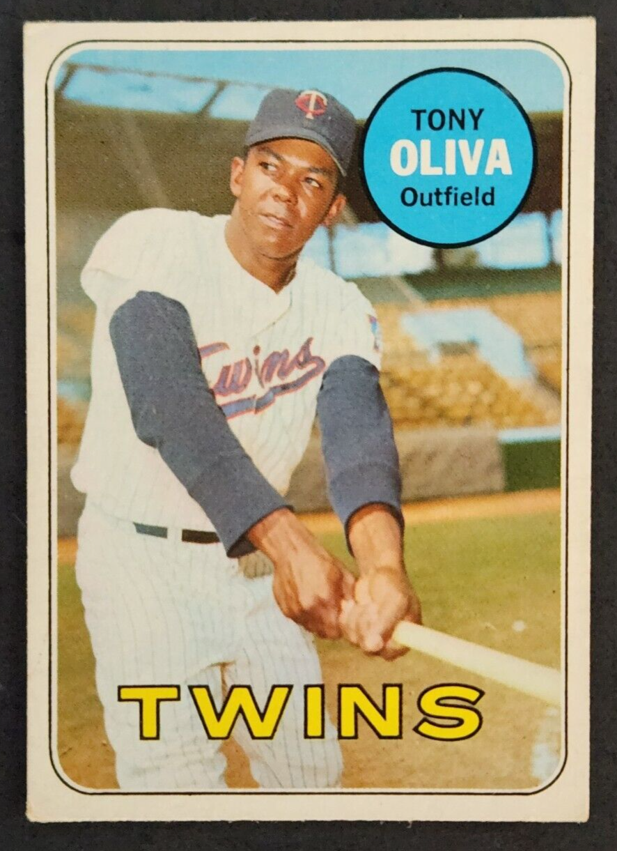 1969 Topps Baseball High #600 Tony Oliva -VG-EX- Hall Of Fame ...