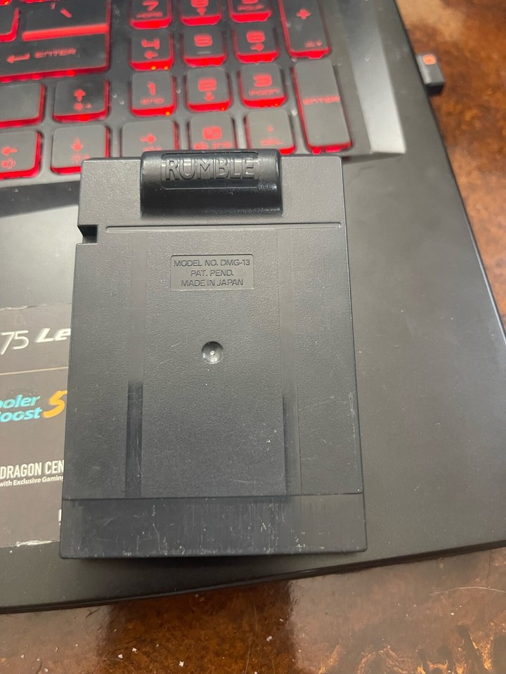 Pokémon Pinball no battery cover no battery tested with empty pokedex ...