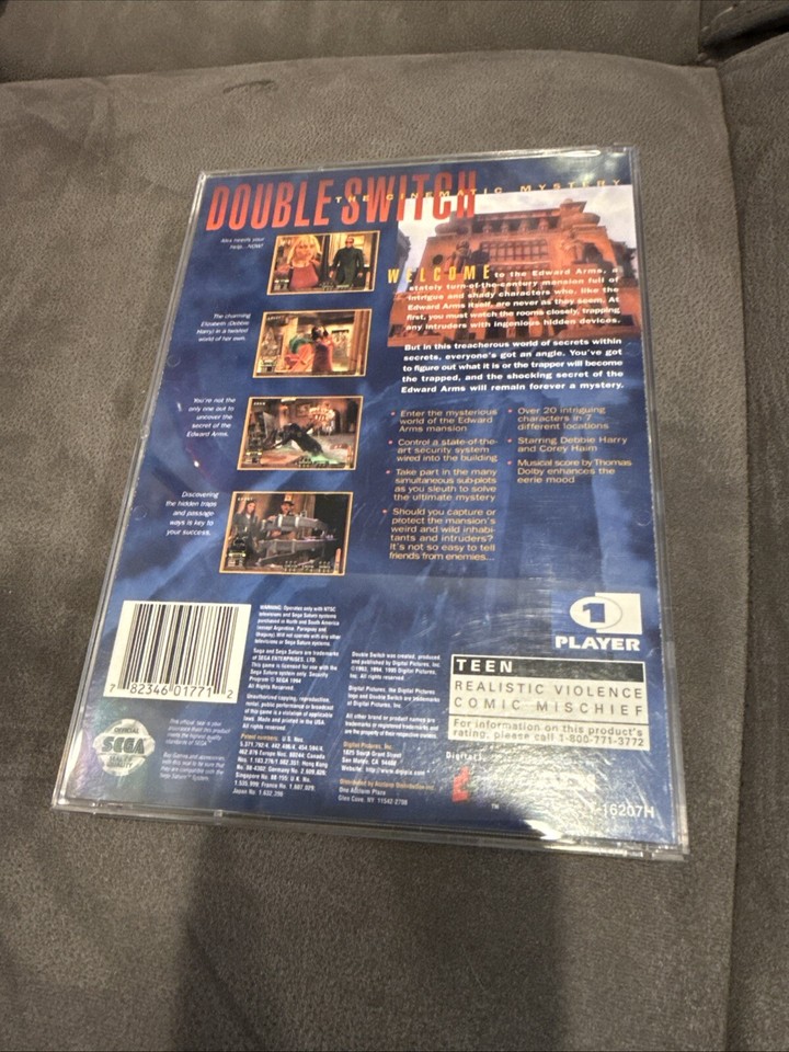 Sega Saturn Double Switch Long Box 2 Disc Complete | eBay