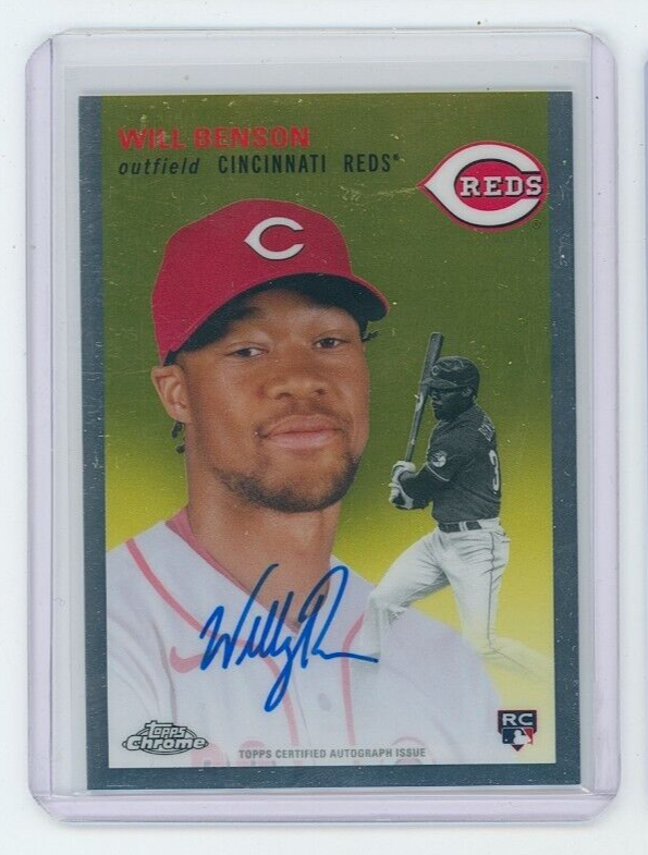 2023 Topps Chrome Platinum Will Benson Rookie Autograph RC Auto | eBay