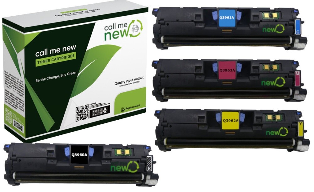 4x Callmenew Toner für HP Q3960A-3A magenta Color LaserJet 2550 2800 ...