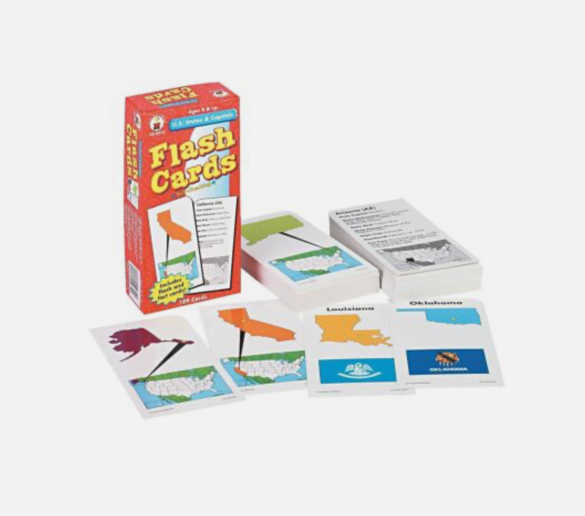 States And Capitals Flash Cards States And Capitals Flash Cards