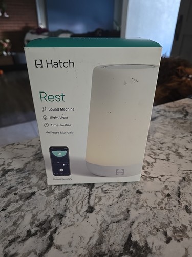 Hatch Rest Baby Sound Machine Night Light Time-to-Rise Monitor White ...