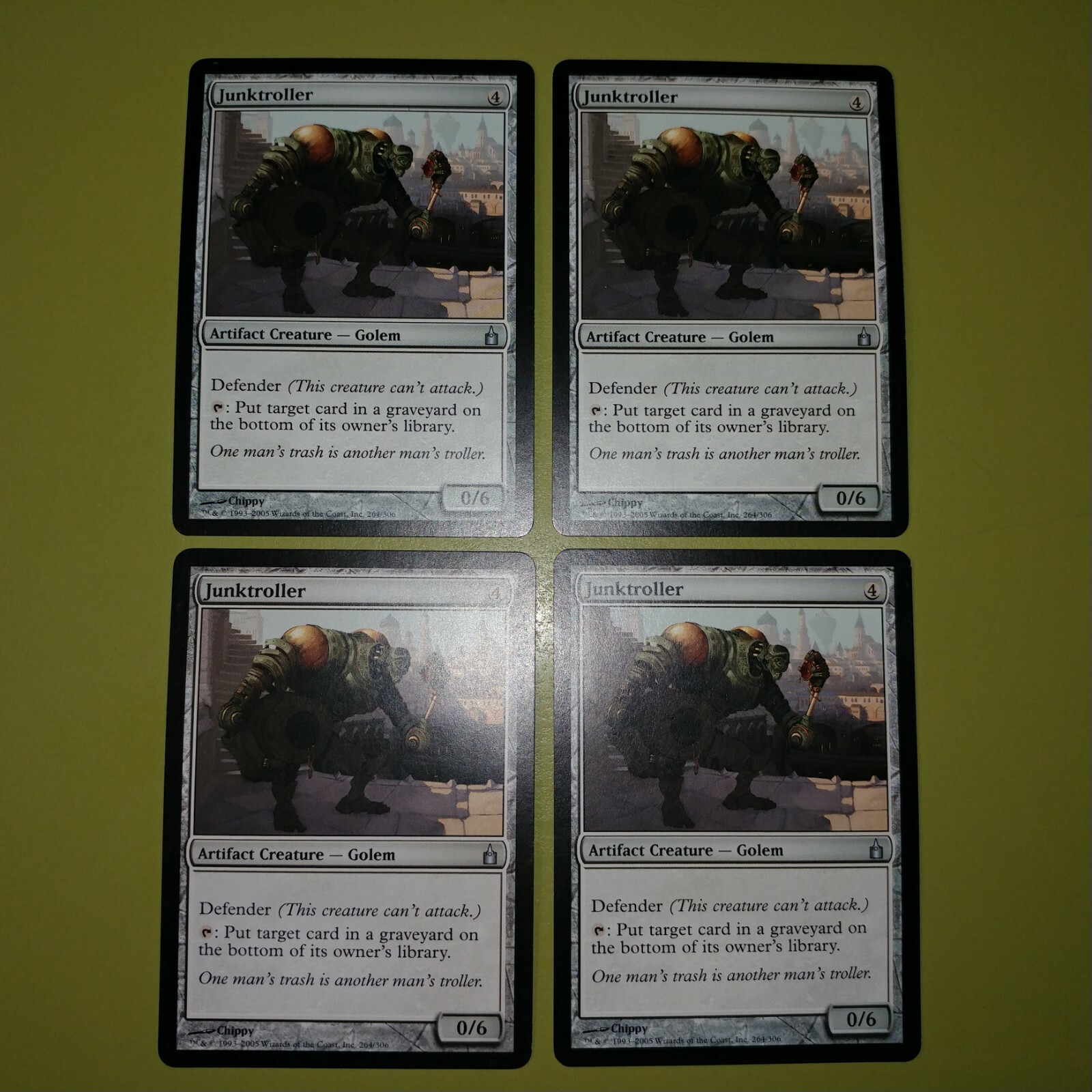Junktroller x4 Ravnica 4x Playset Magic the Gathering MTG | eBay