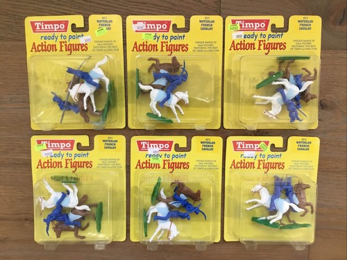 Timpo 43515 Lot x 6 Sets Napoleonic Wars Waterloo French Army Cavalry ...