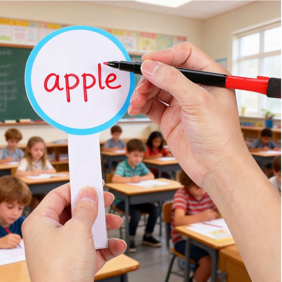 6Pcs Round Score Boards Erasable Scoreboards Voting Scoreboards ...