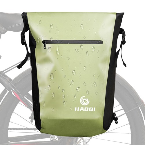 Bike Pannier Waterproof Bike Rear Rack Bag 27L Large Capacity Bicycle ...
