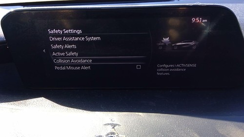 Used Infotainment Display fits: 2019 Mazda 3 display screen upper dash ...