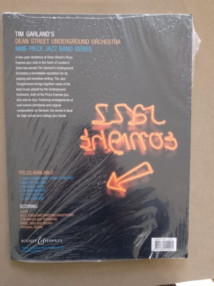 JAZZ TONIGHT 6. LADY CATHERINE Tim Garland - Score and parts ISMN ...