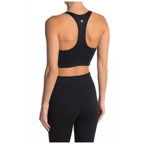 Zella NWOT Non Padded Racerback Sports Bra Black Size M | eBay