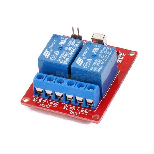 Two Channel 2CH 12V IR Infrared Remote Controll Switch Relay Module ...