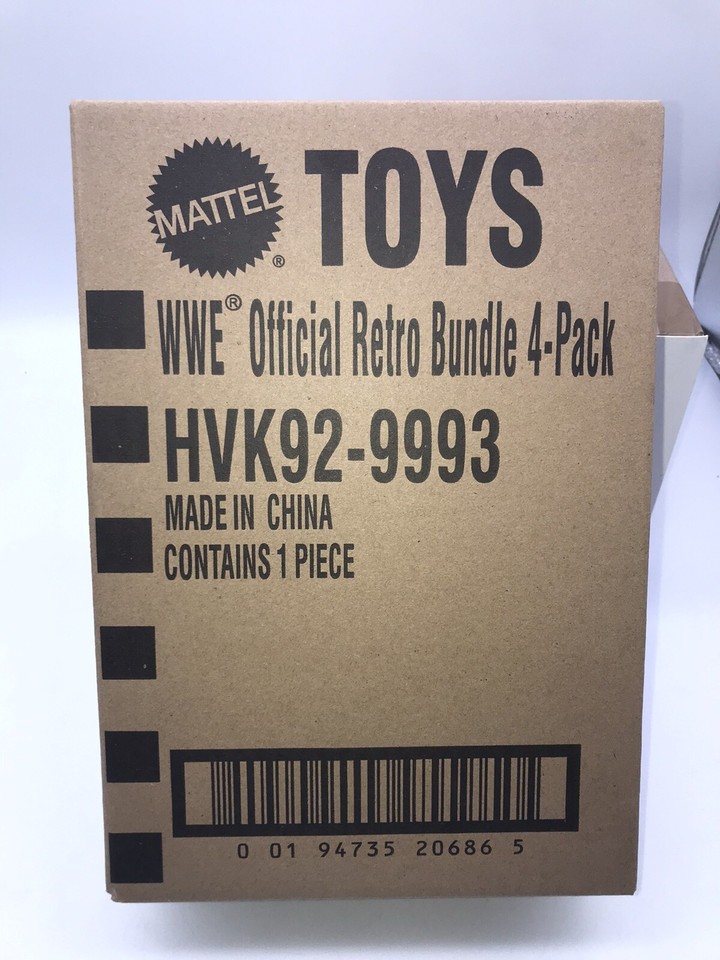 WWE Mattel Retro 4 Pack Bundle Shawn Michaels, Issac Yankem, Alundra ...