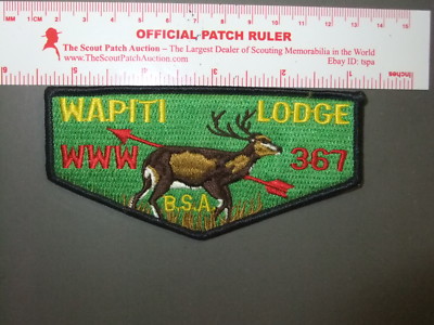 Boy Scout OA 367 Wapiti Lodge Flap 6073FF | eBay