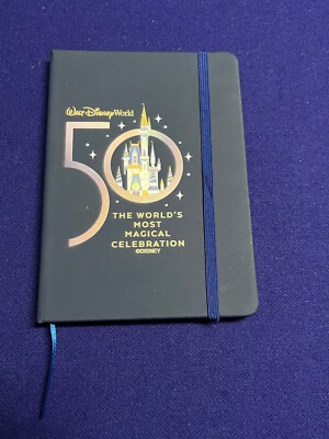 2021 Disney Parks Walt Disney World 50th Anniversary Notebook Journal ...