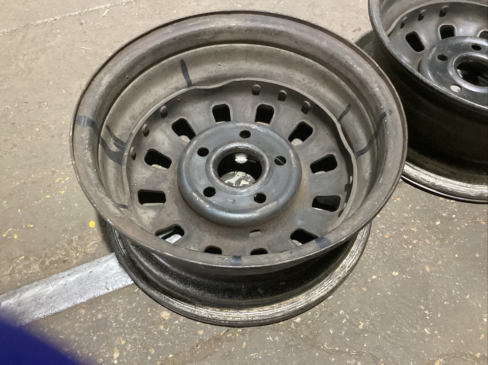 1968 - 1969 FORD MUSTANG 14"X"6 / 5 ON 4.5" BOLT PATTERN GT RALLY WHEEL ...