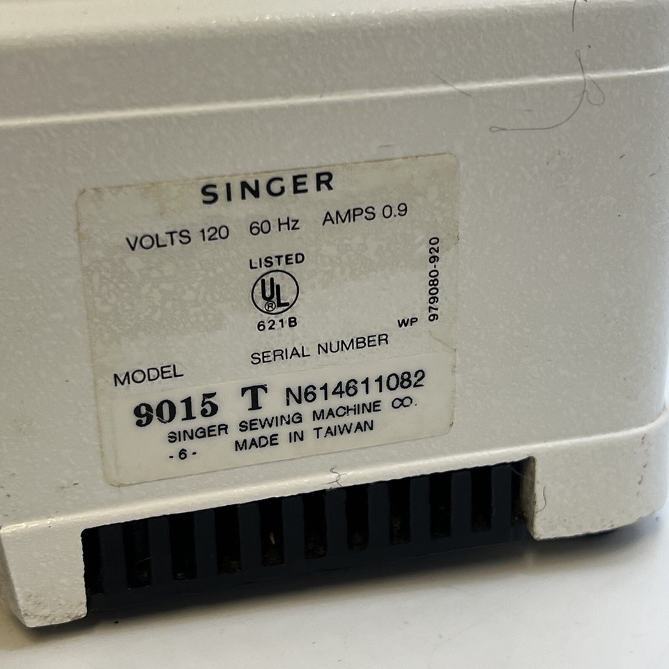 SINGER 9015 T SEWING MACHINE Working With Pedal | eBay