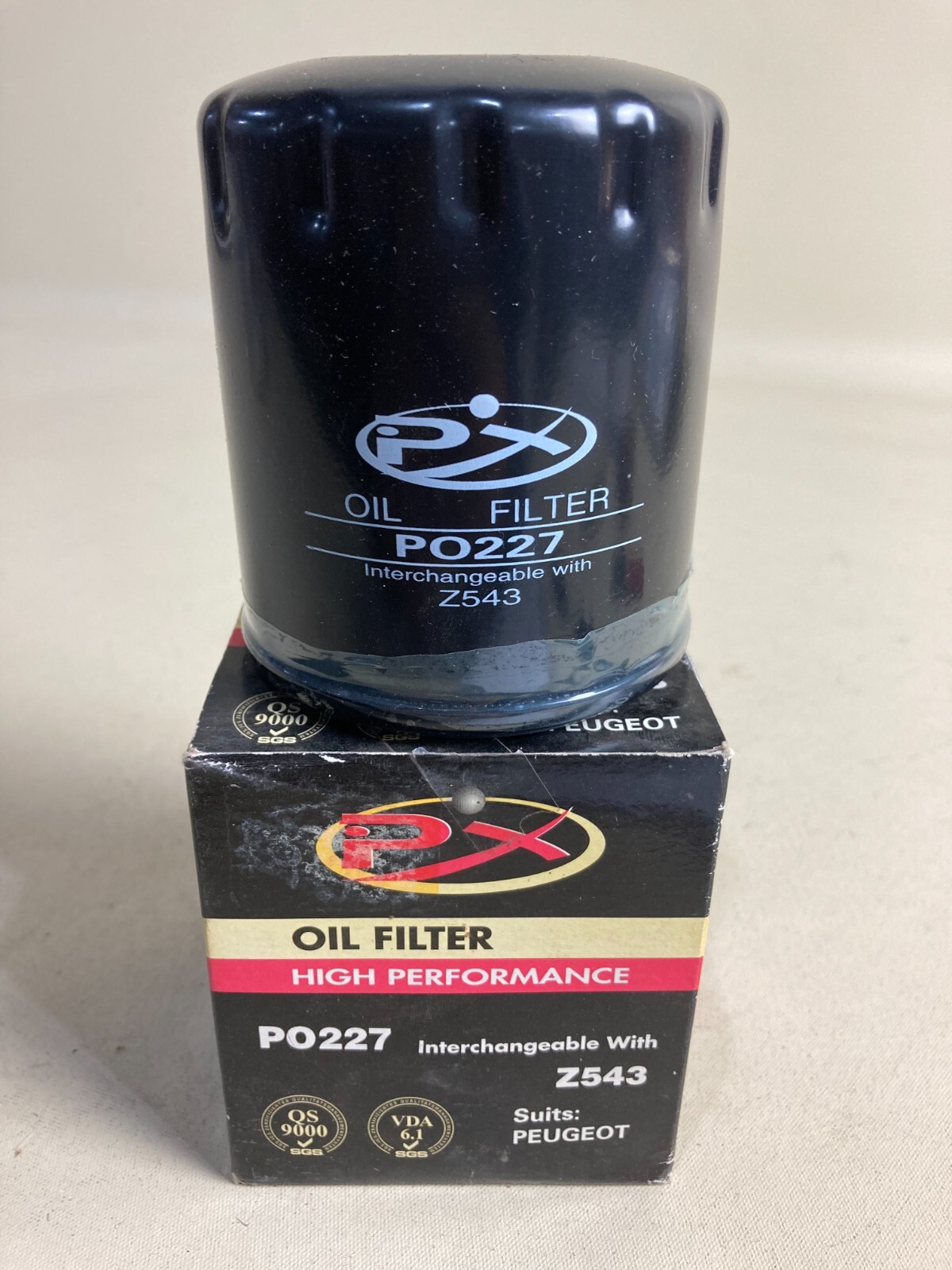 Car Part OIL FILTER NOS P0227 Z543 PEUGOT 407 3L V6 3.0L SW PETROL 2004 ...
