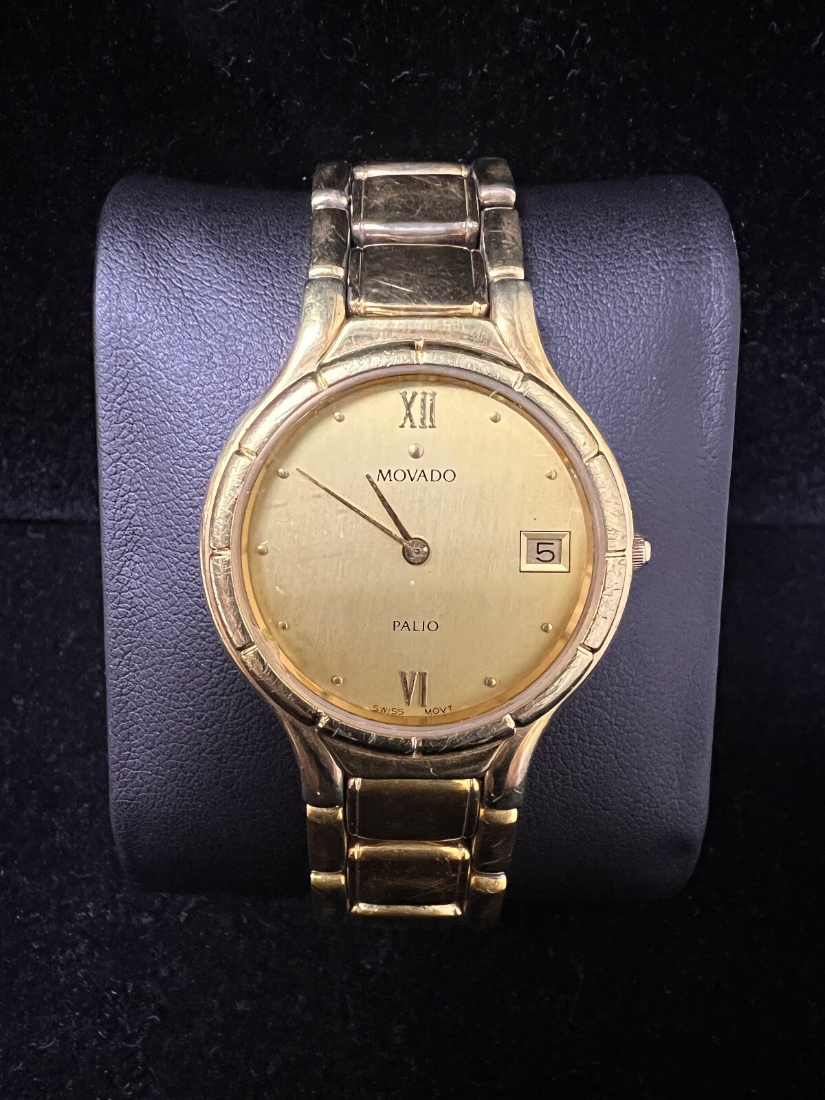 Movado Palio Two-Tone Stainless Steel Quartz Watch – … - Gem