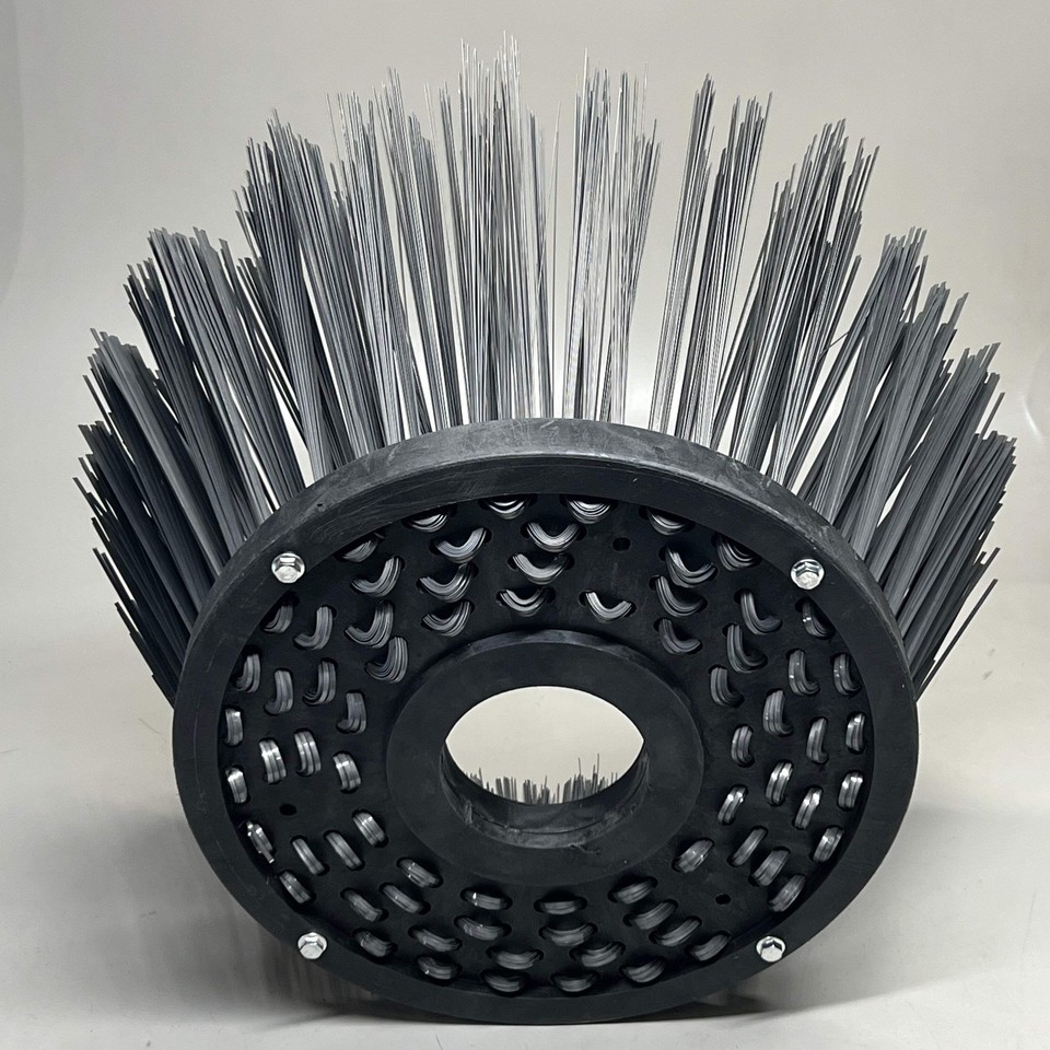 Street Sweeper Gutter Broom Sz 12" H x 24" D Black | eBay