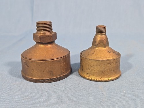 Vintage Solid BRASS Screw Top Grease Cup Oiler Lubricator Hit Miss ...