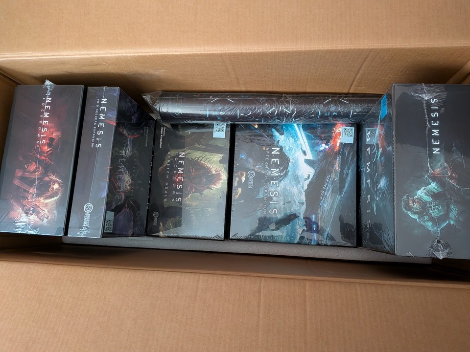 Nemesis Board Game Gamefound Kickstarter Bundle Lot (Nemesis & Nemesis Lockdown) | eBay