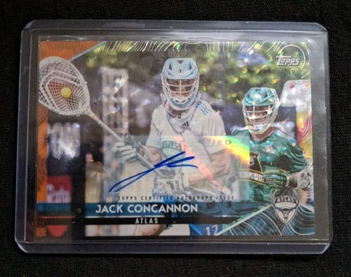 Jack Concannon 14/25 Orange Fractor Autograph, MINT 2022 Topps PLL ...