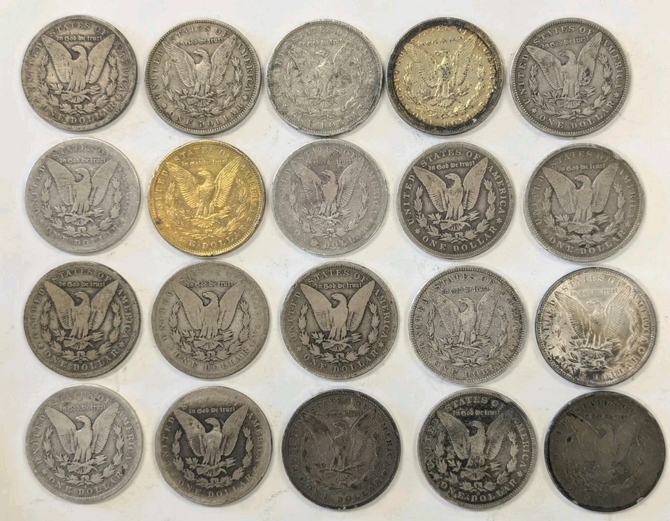 ROLL OF 20 MIXED DATE AND MINT. PRE- 21' MORGAN SILVER DOLLARS .EXACT LOT #MR102 | eBay