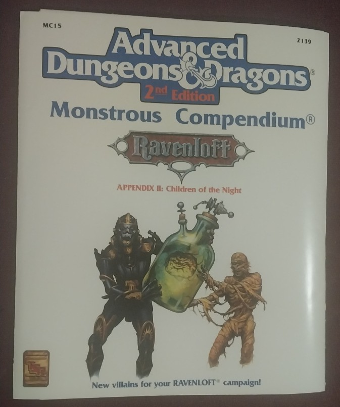 Ravenloft II Monstrous Compendium Volume Fifteen D&D Dungeons & Dragons TSR 2139 | eBay